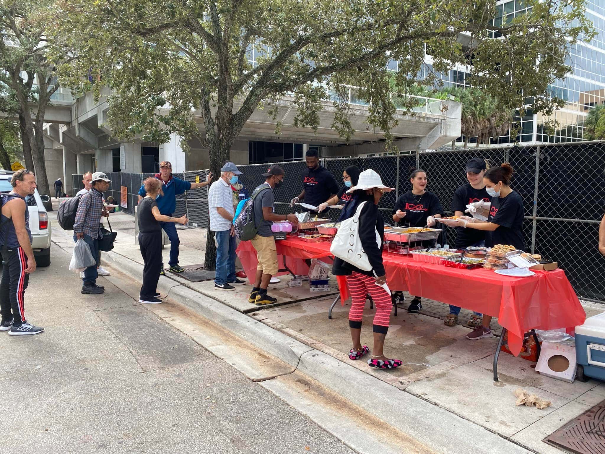 Feeding the Homeless for Thanksgiving 2021